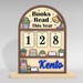 Personalized Books Read This Year Counter Svg, Books Tracker Sign Svg ...