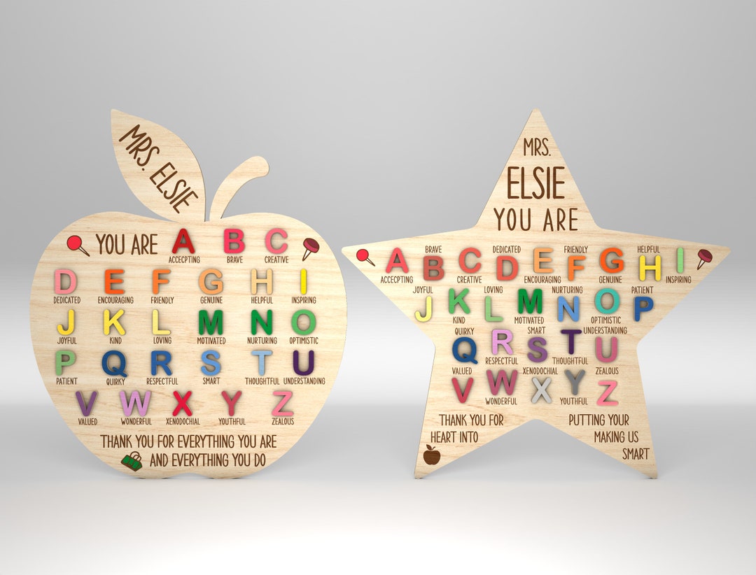 Personalized Teacher Appreciation Sign Svg,gift for Teacher, Teacher ...