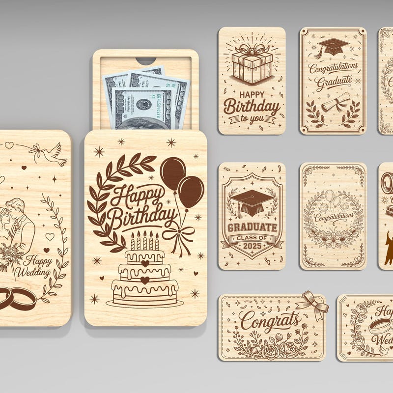 Money Slider Laser File - Etsy