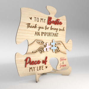 Personalized Bestie Hands Puzzle Sign Svg,gift for Bestie,best Friend ...