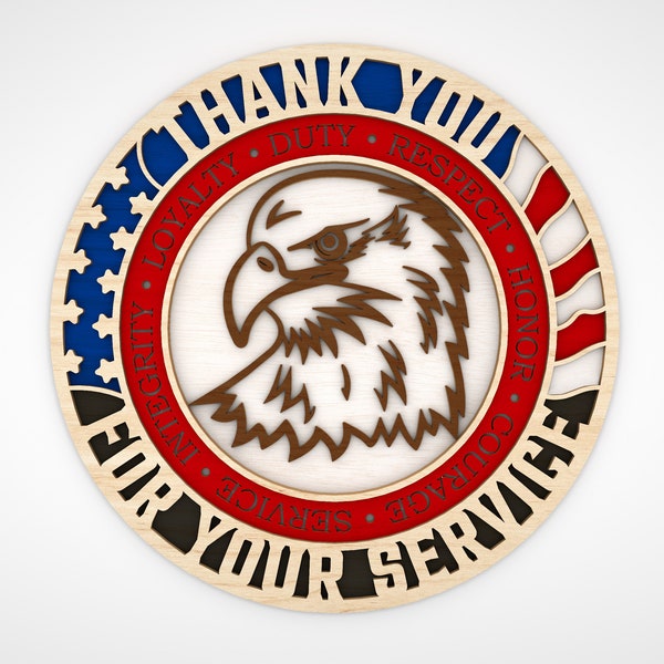 Thank You for Your Service Svg - Etsy