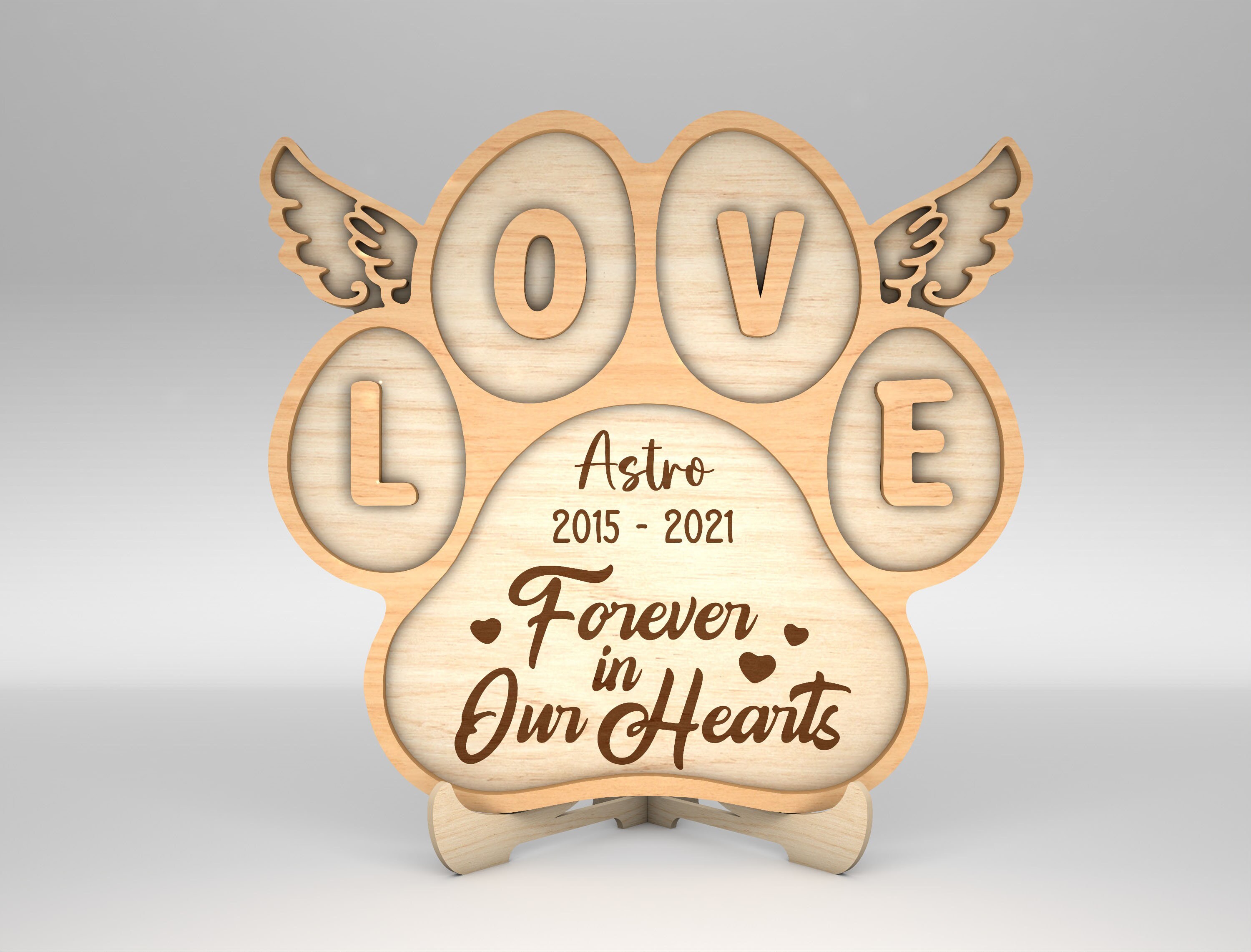 Personalized Custom Pet Loss Sign SVG, Dog Memorial Sign Svg, Loss of ...