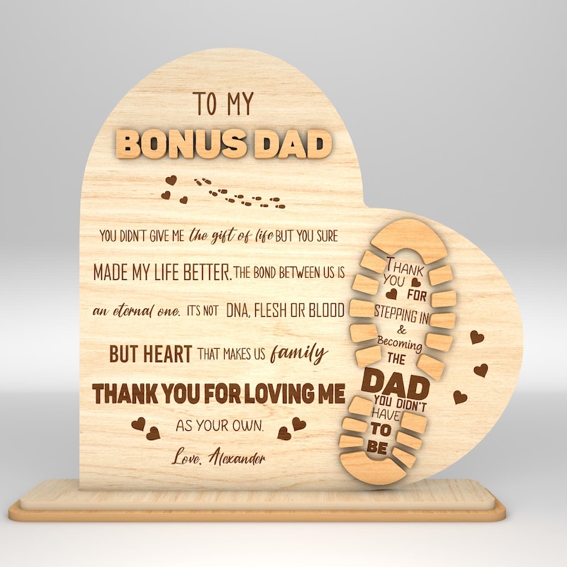 Bonus Dad Svg - Etsy