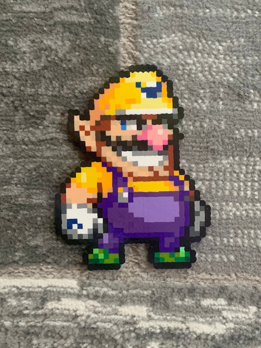 Wario Perler Bead Art - Etsy