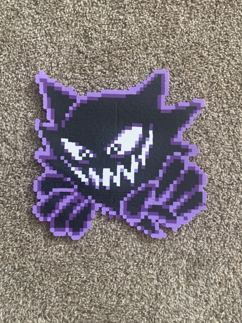 Pokémon Haunter Perler Bead Art - Etsy
