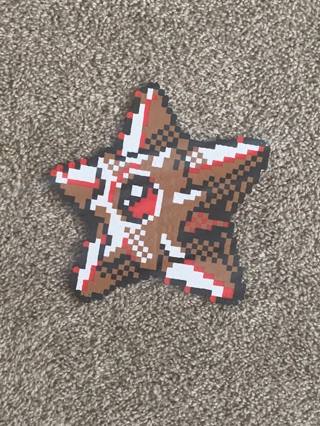 Pokémon Crystal Staryu Perler Bead Art - Etsy