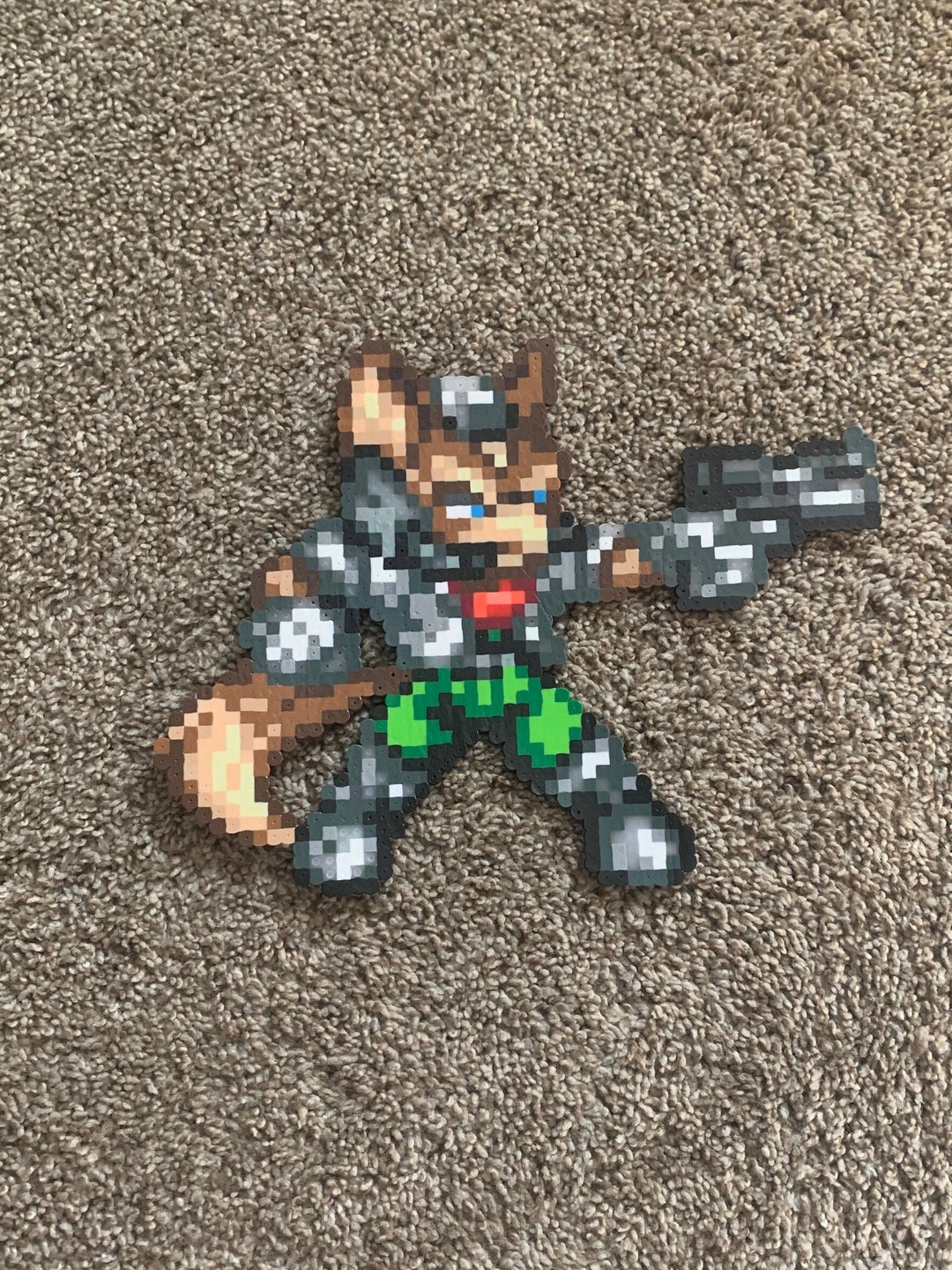 Fox Mccloud Perler Bead Art - Etsy