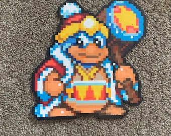 SET OF 4: Kirby, King Dedede, Meta Knight, Bandanna Waddle Dee Hama ...