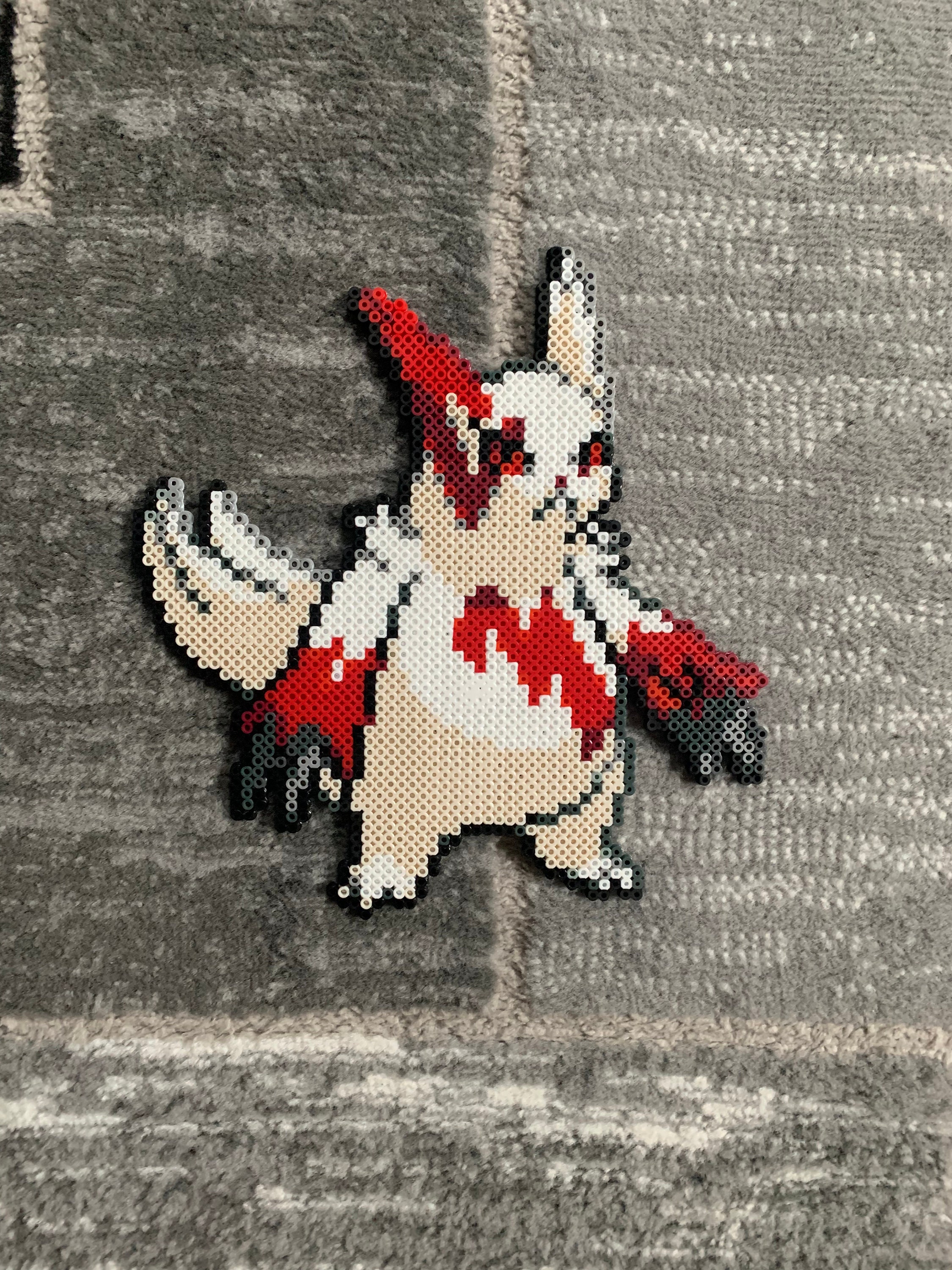 Pokémon Zangoose Perler Bead Art - Etsy