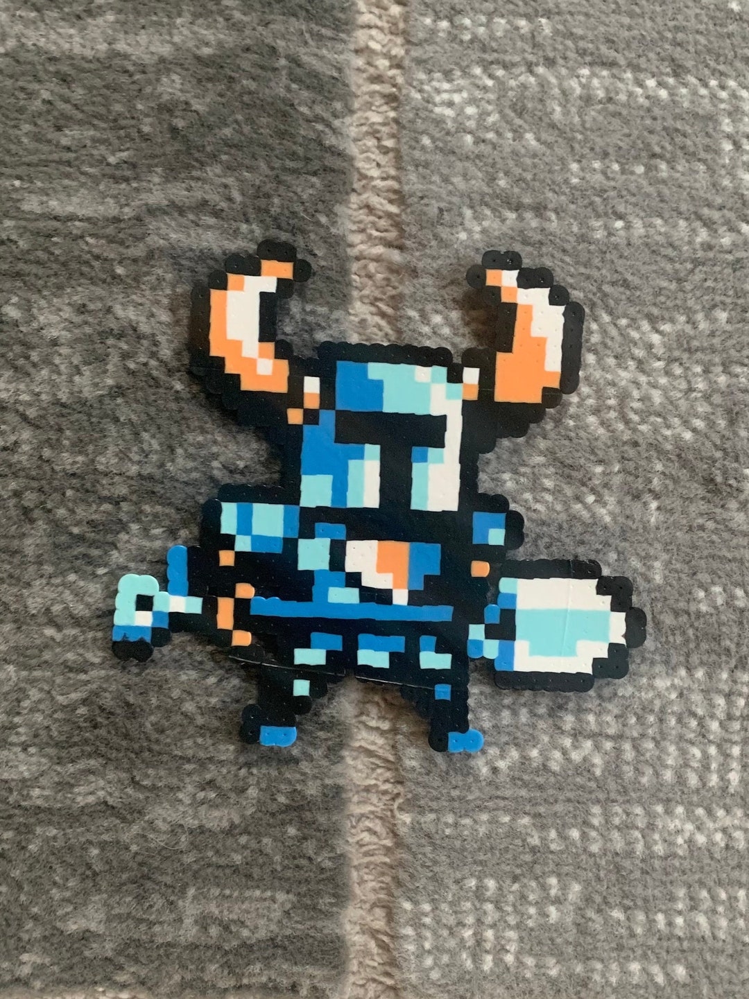 Shovel Knight Perler Bead Art - Etsy
