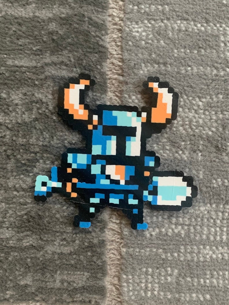 Shovel Knight Perler Bead Art - Etsy