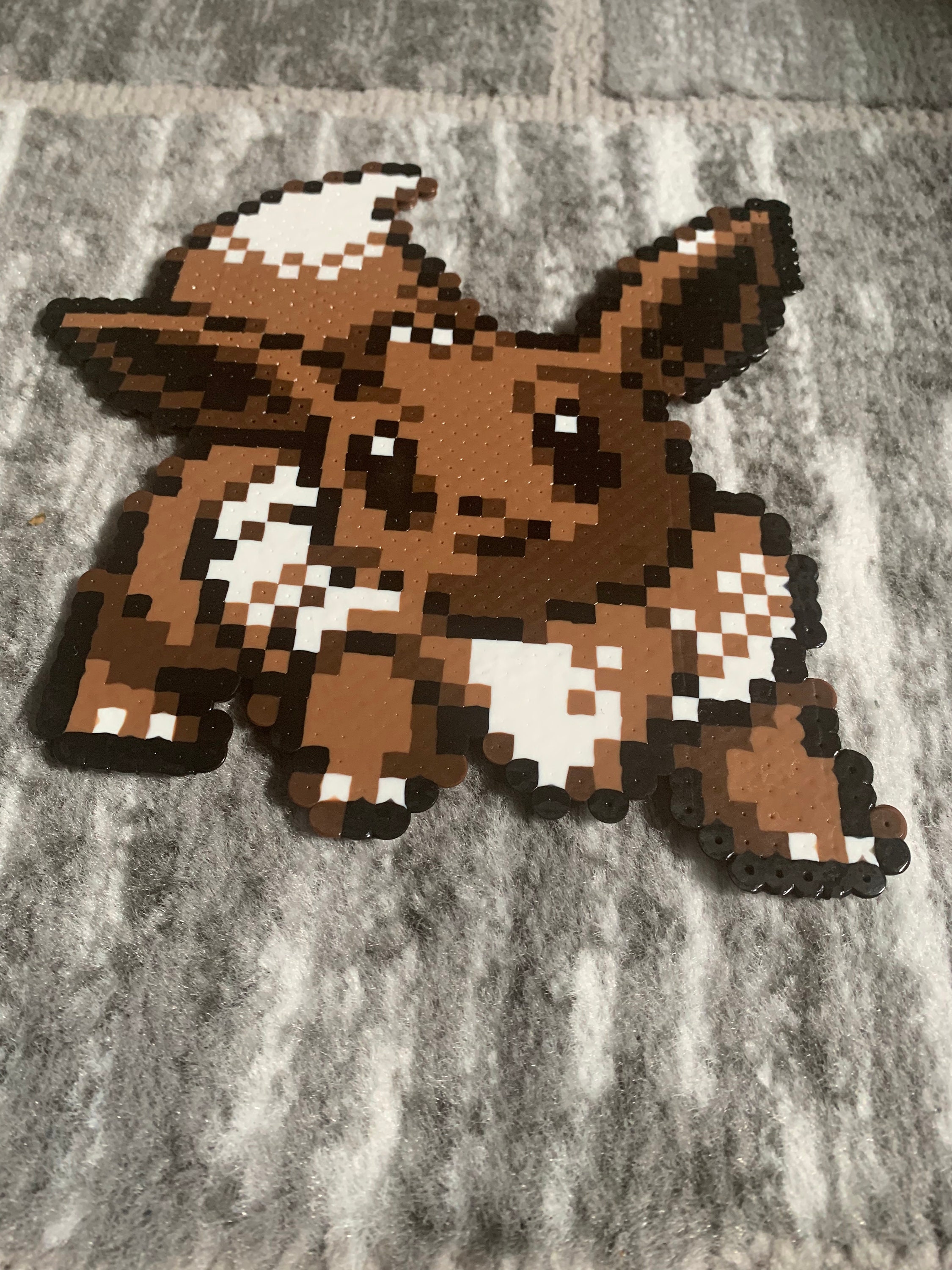 Minecraft Eevee Pixel Art Grid