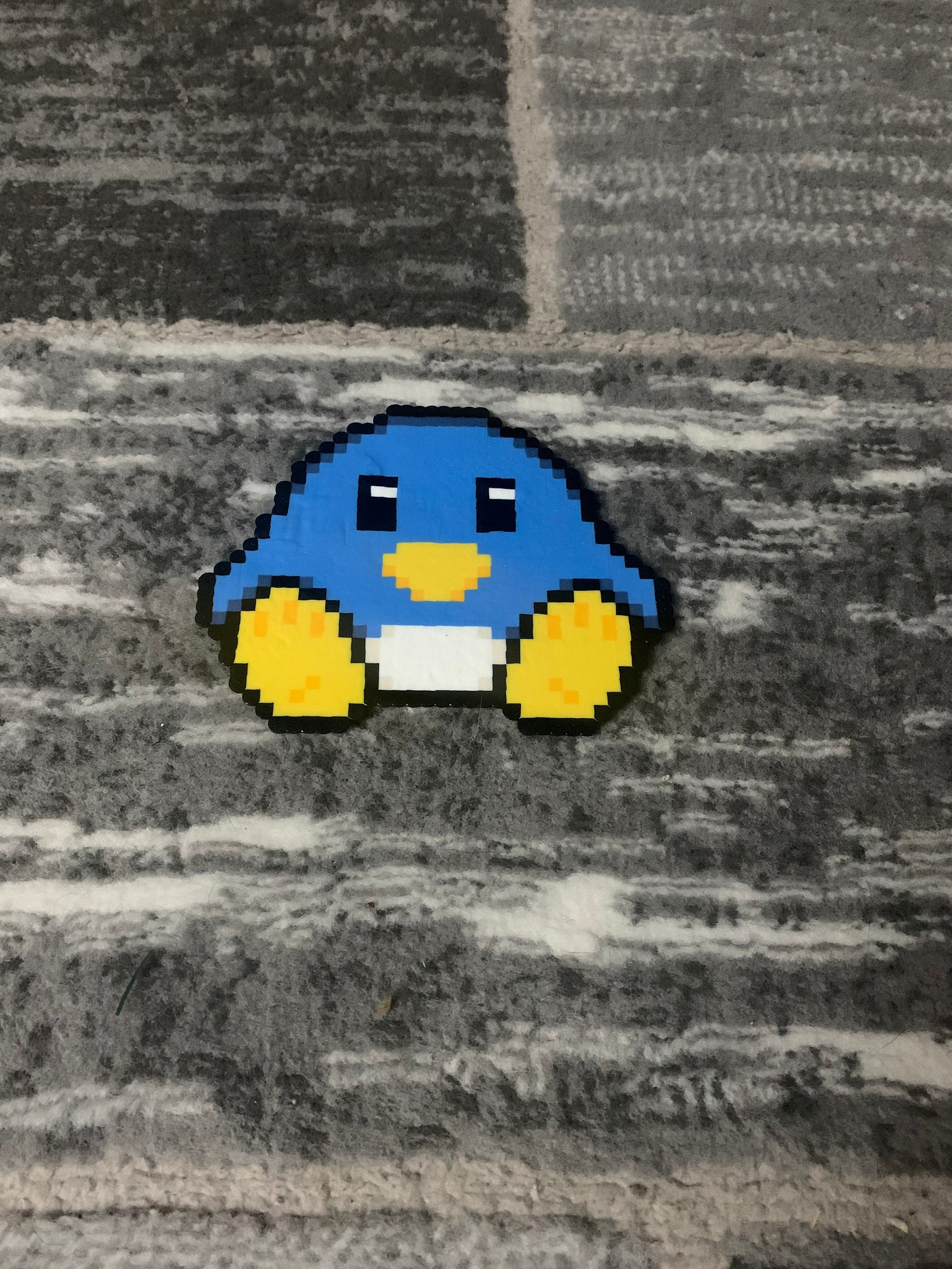 Penguin Perler Bead Art - Etsy