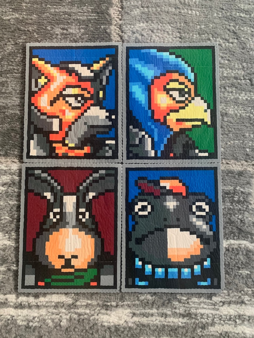 Starfox SNES Perler Bead Art - Etsy