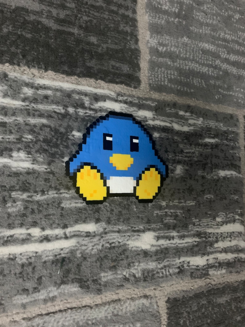Penguin Perler Bead Art - Etsy