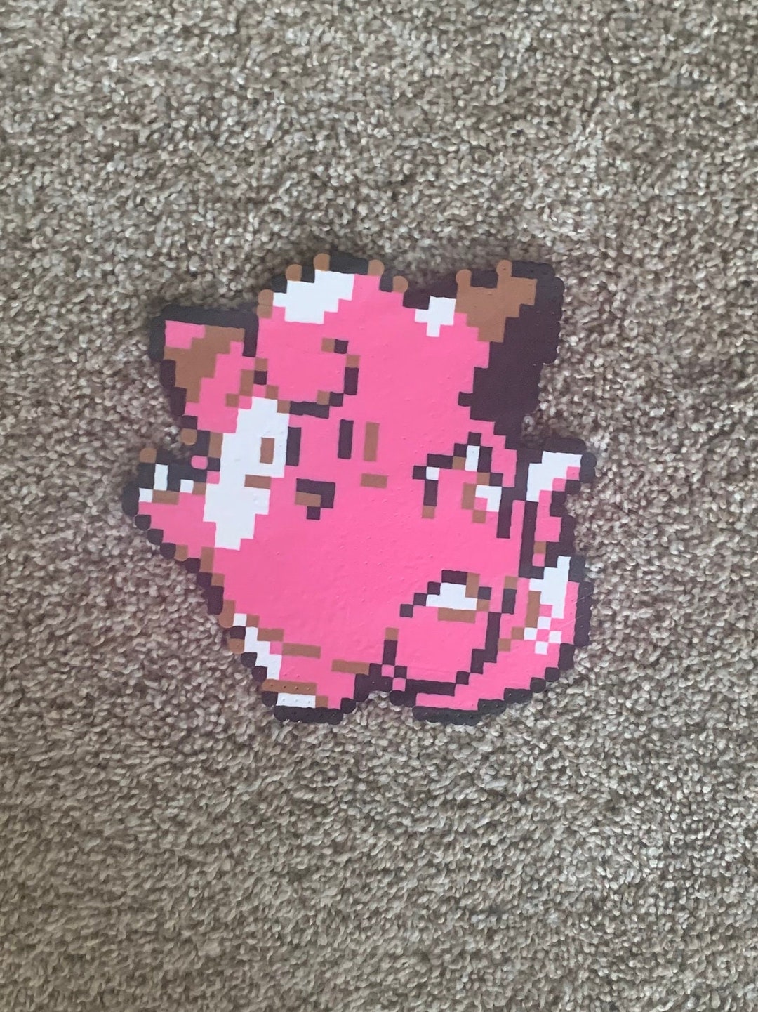 Clefairy Pokémon Crystal Perler Bead Art - Etsy