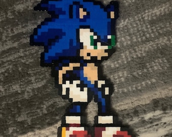 Sonic the Hedgehog - Shadow Perler Bead Magnet - Etsy