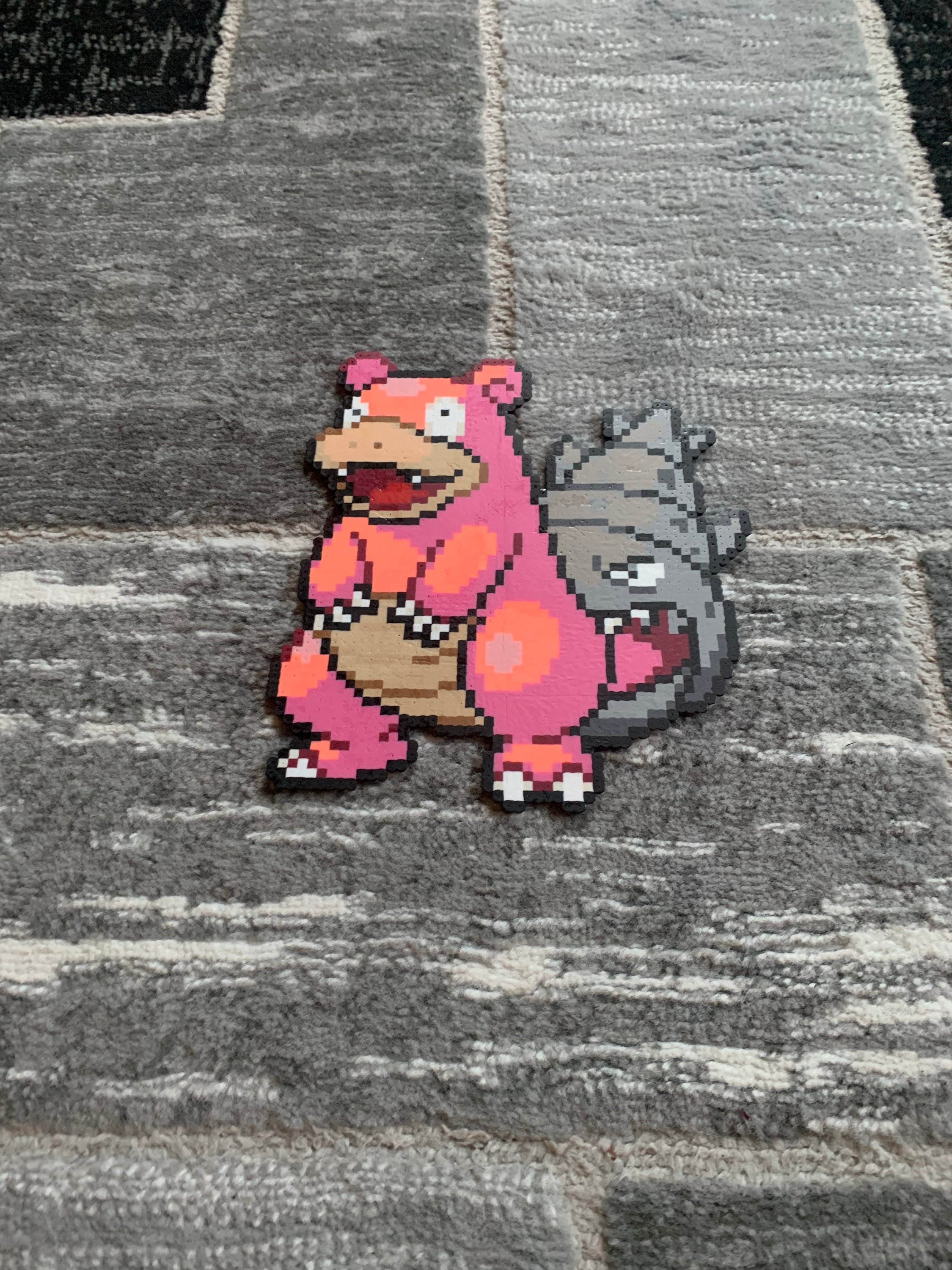 Slowbro Pokémon Perler Bead Art - Etsy