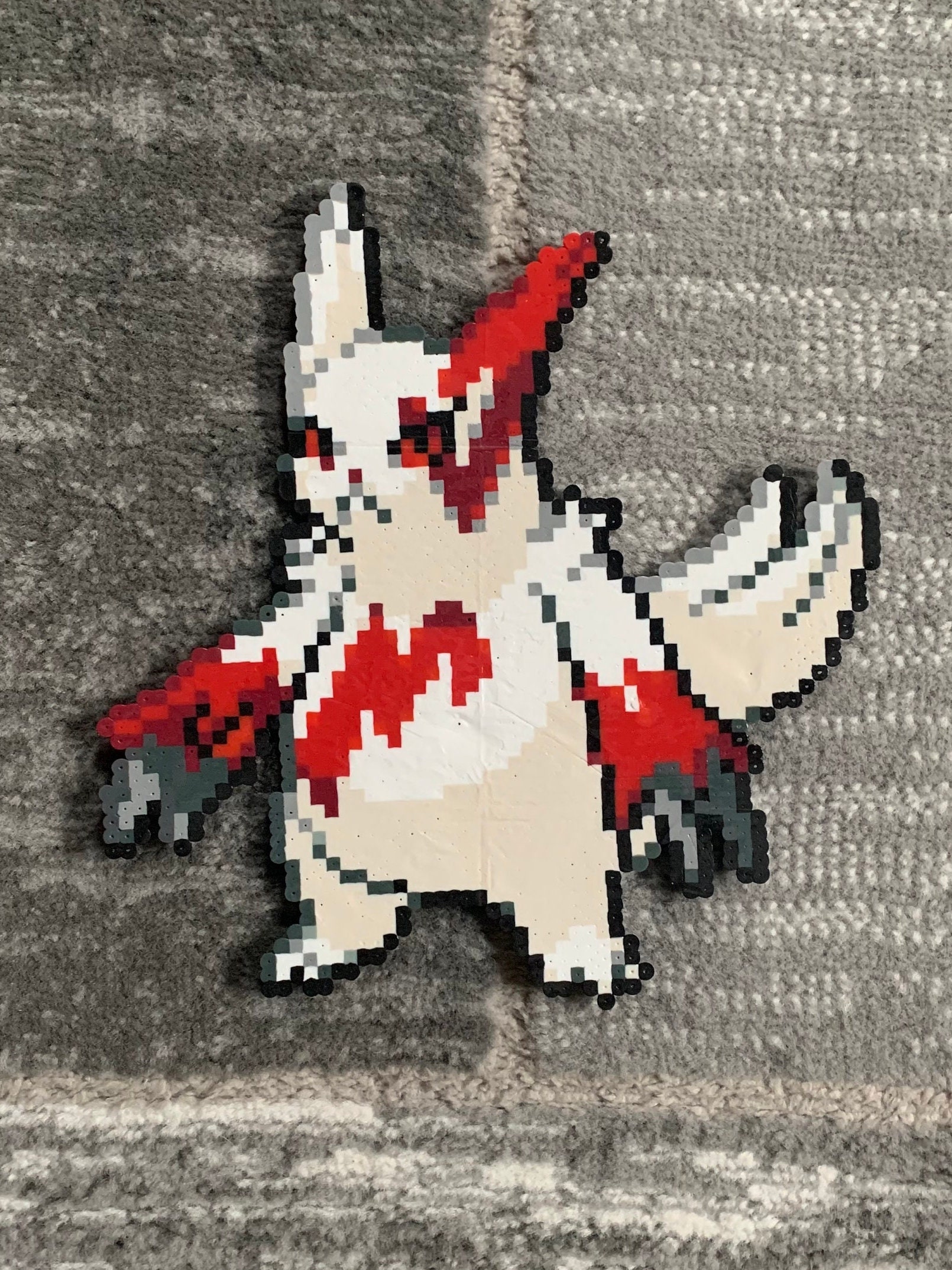 Pokémon Zangoose Perler Bead Art - Etsy