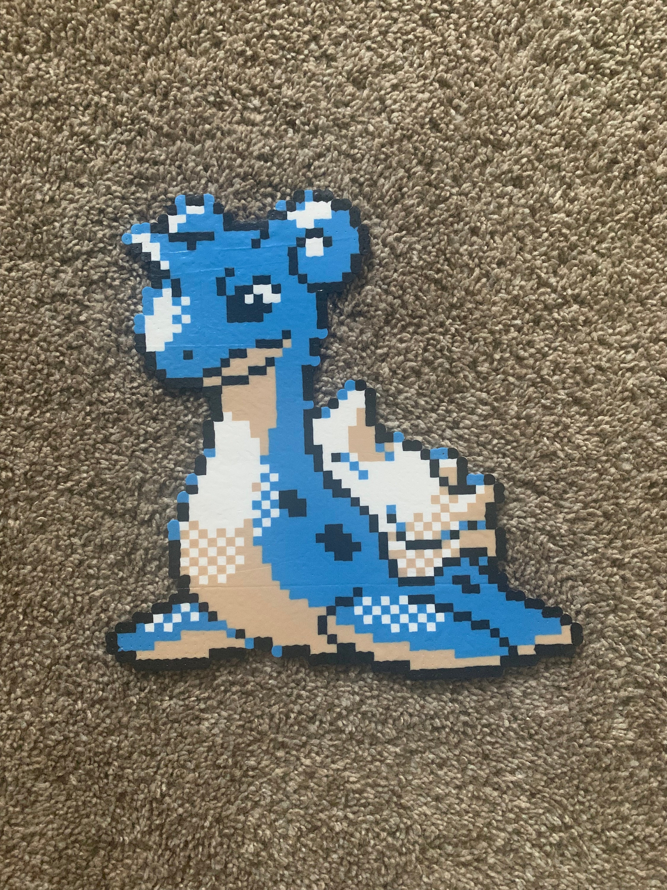 Lapras Pokémon Crystal Perler Bead Art Handmade - Etsy