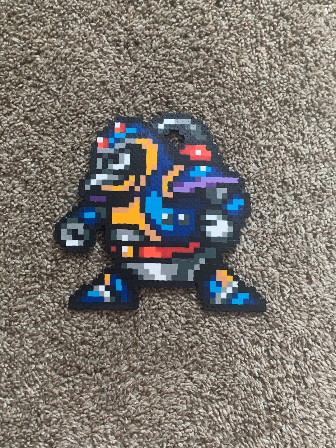 Chill Penguin Mega Man X Perler Head Art - Etsy