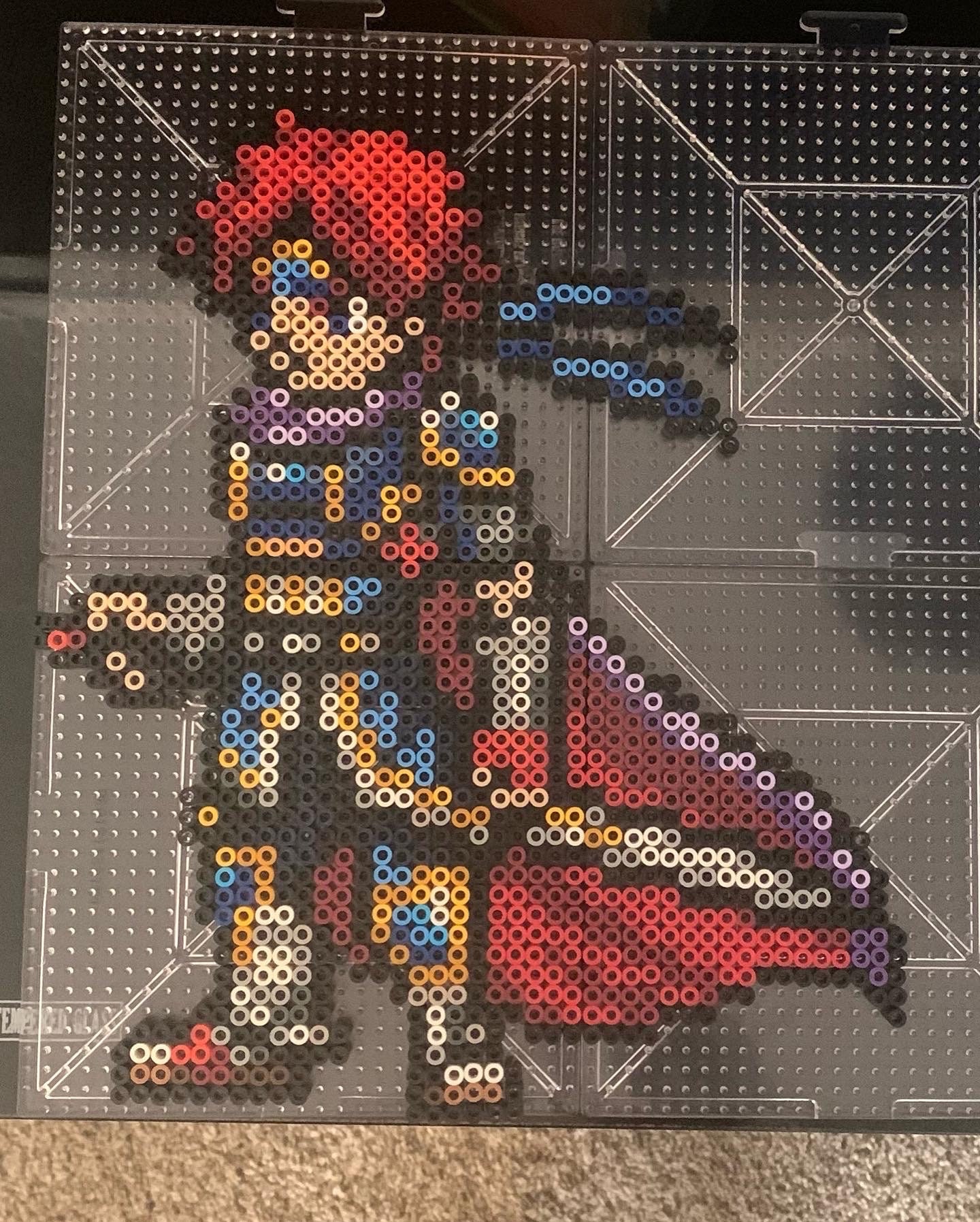Roy Fire Emblem Super Smash Bros Perler Bead Art - Etsy