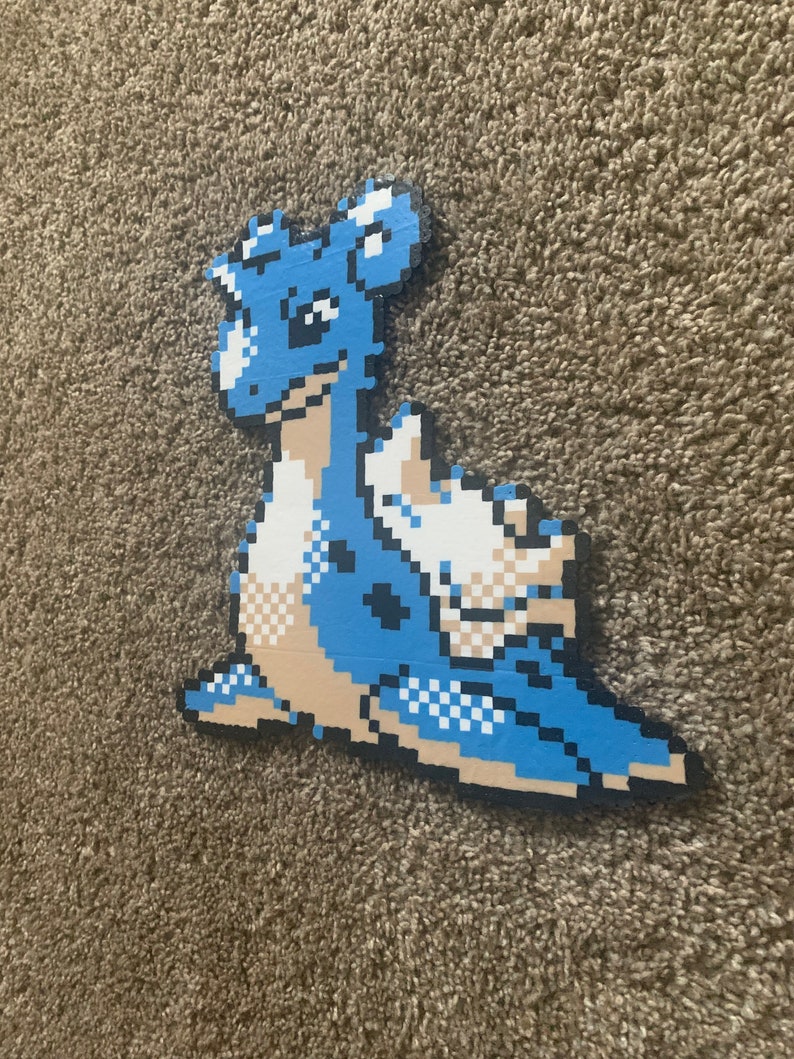 Lapras Pokémon Crystal Perler Bead Art Handmade - Etsy