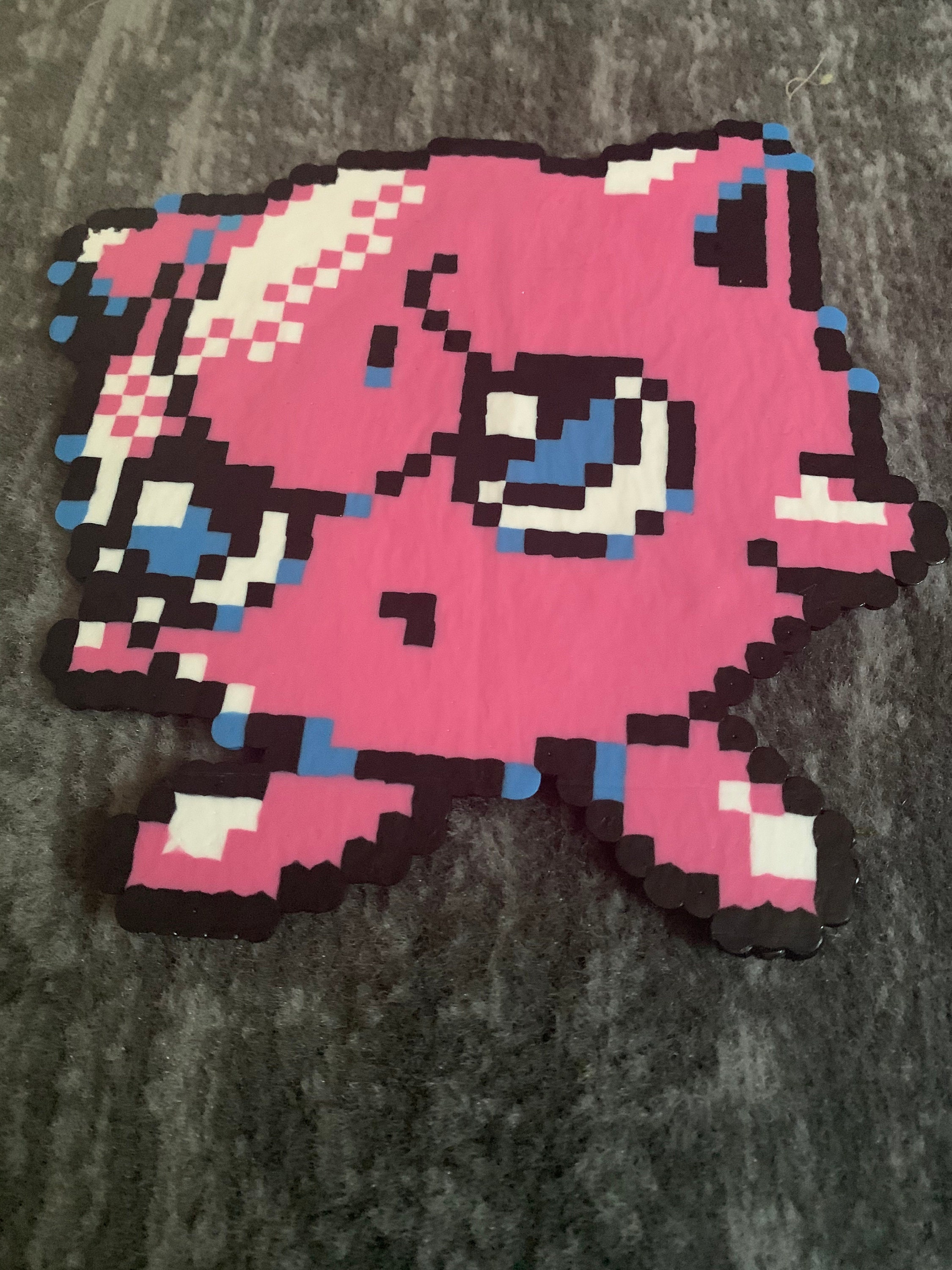 Jigglypuff Pokémon Pixel Perler Art - Etsy