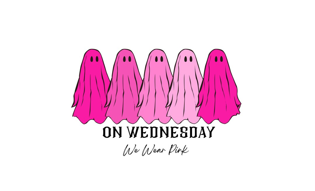 Halloween We Wear Pink on Wednesdays - Etsy