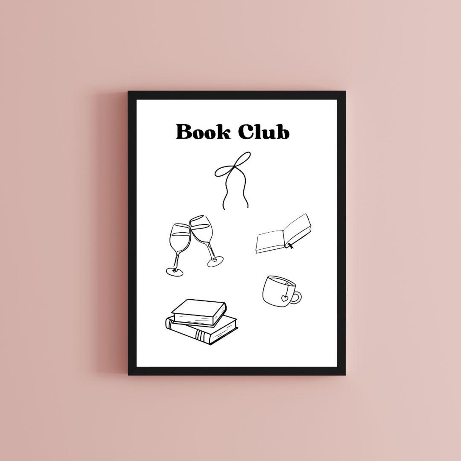 Book Club Bookish Art, Book Art, Book Prints, Bookish Merch, Book Lover ...
