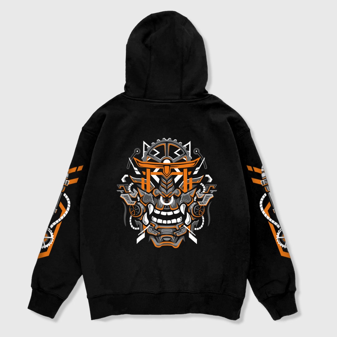 Oni Mask - Hoodie - Etsy