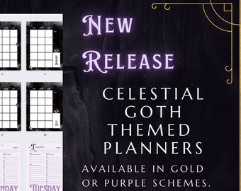 Gothic Daily Planner - Etsy