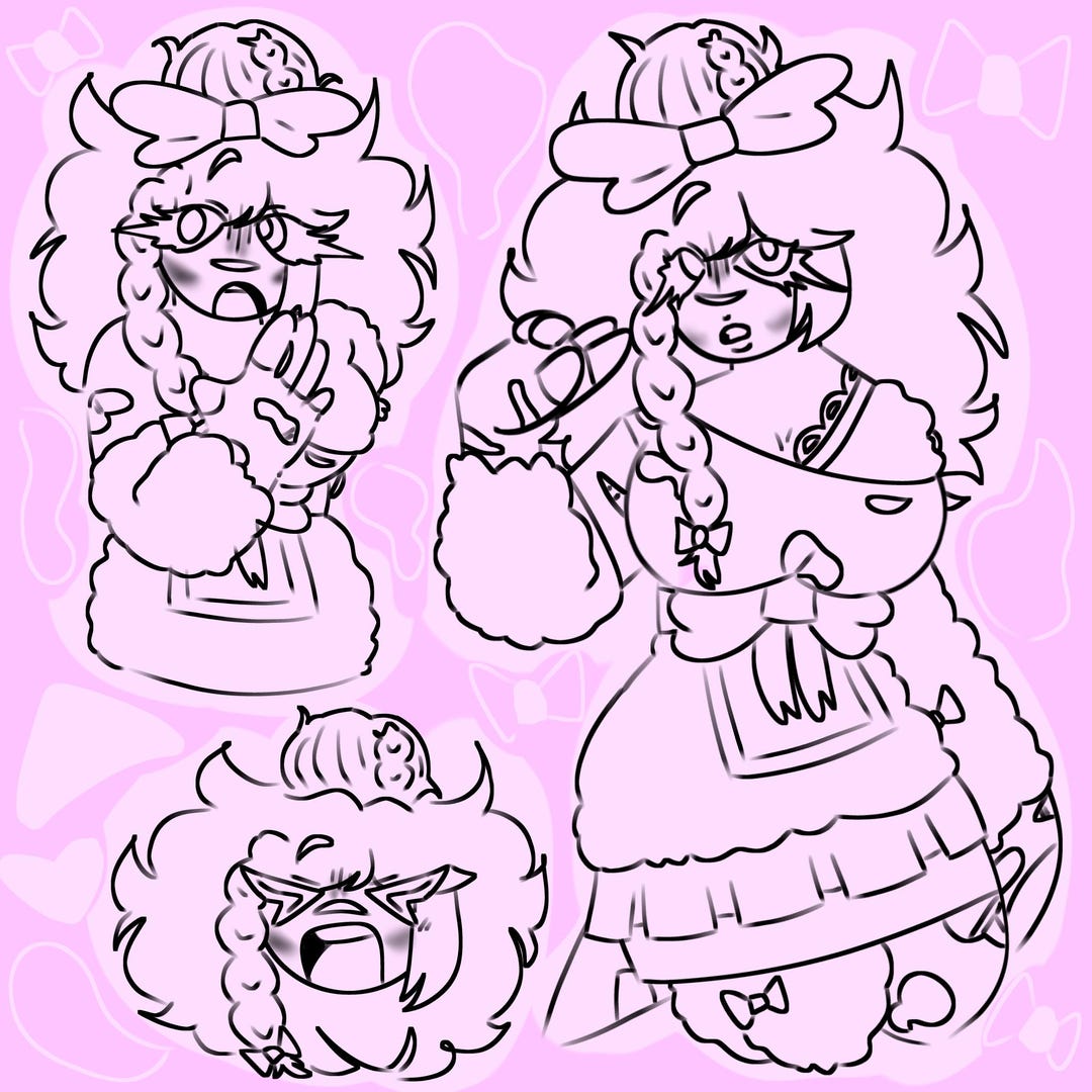 Doodle Sheet Character Art Commissions!! (original Oc / Comfort Cc ...