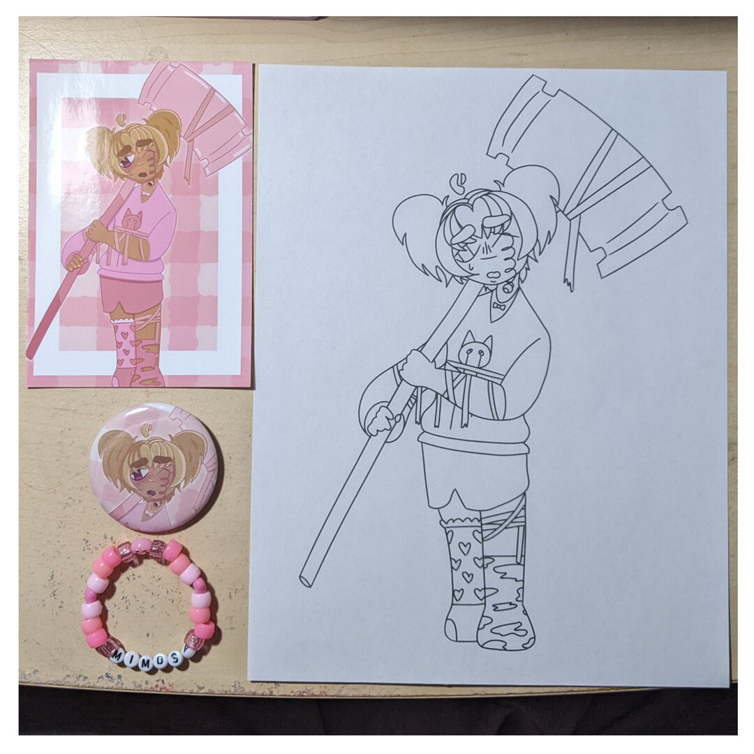 Custom Oc Merch Package customizable Original Character Merchandise ...