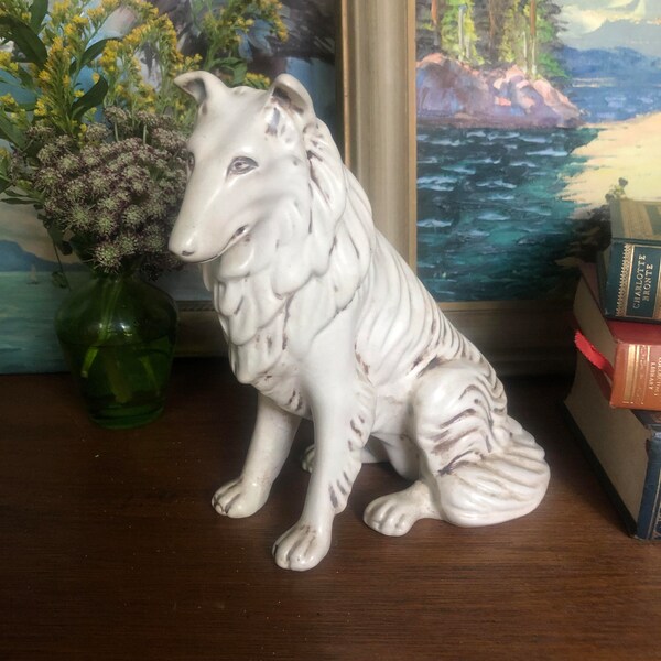 Ceramic Collie - Etsy