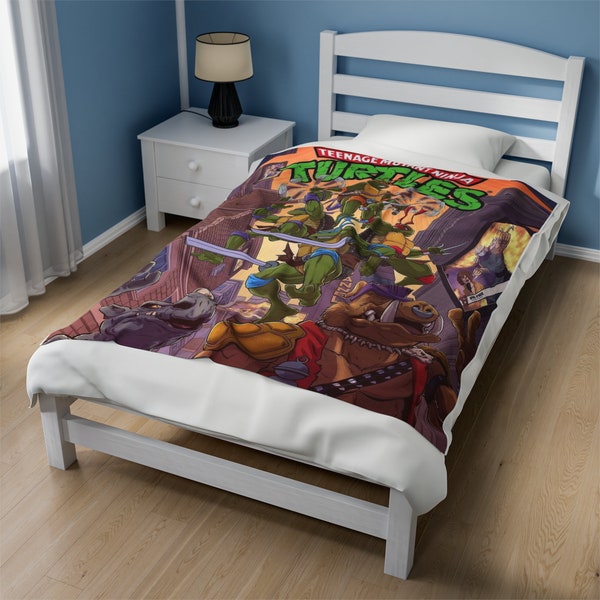 Tmnt Blanket - Etsy