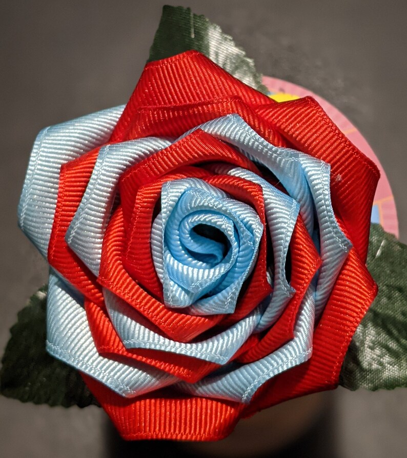 Ribbon Flowers - Etsy