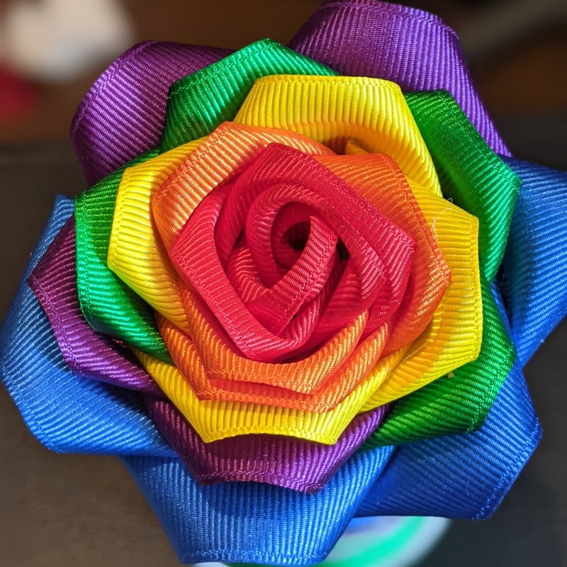 Ribbon Flower - Etsy