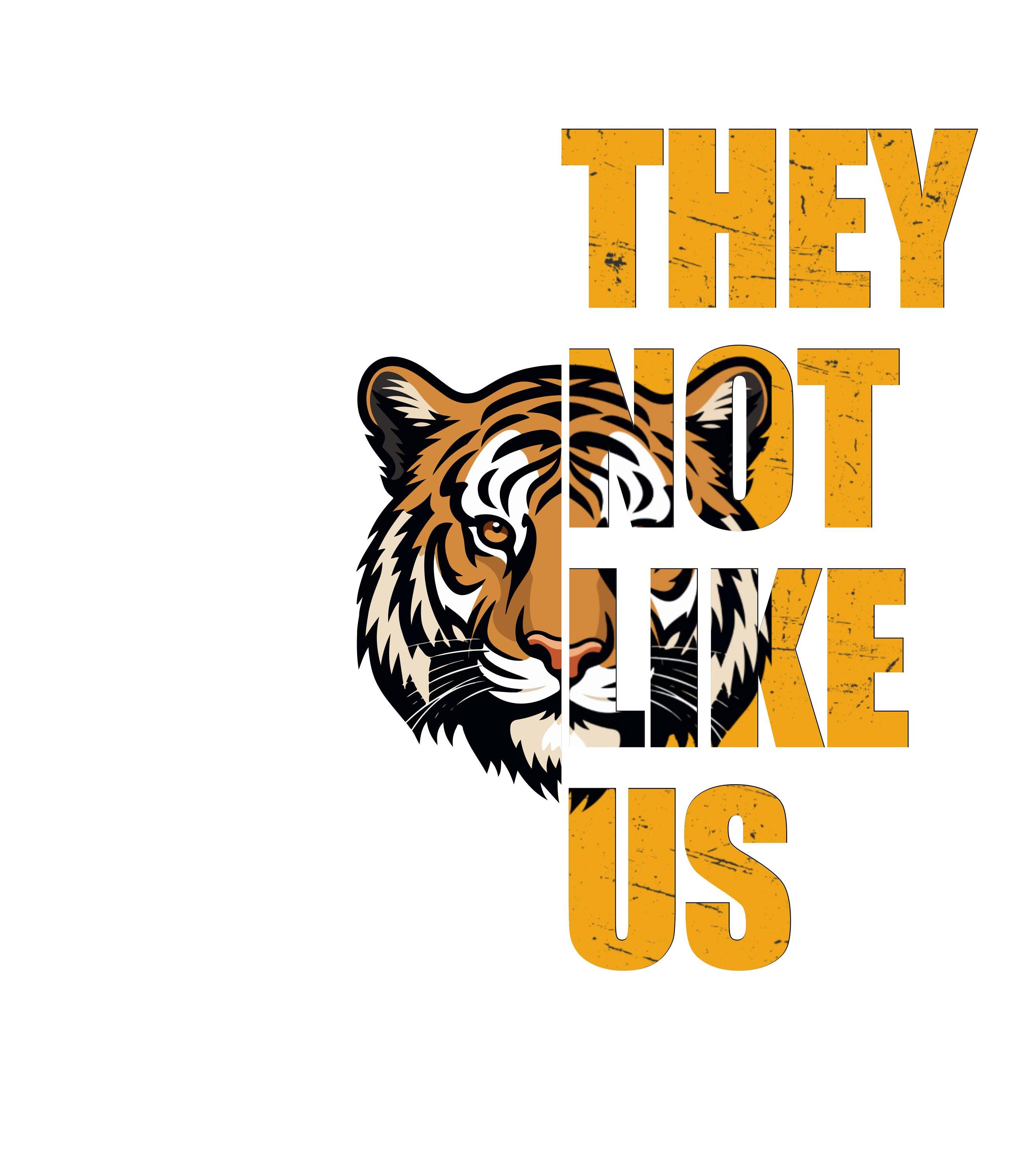 T-shirt Template “they Not Like Us” Canva - Etsy