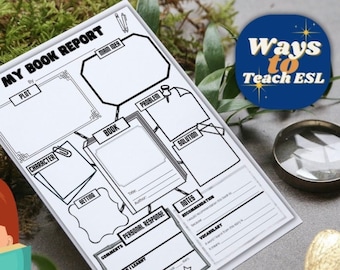 Book Report for Kids - Etsy