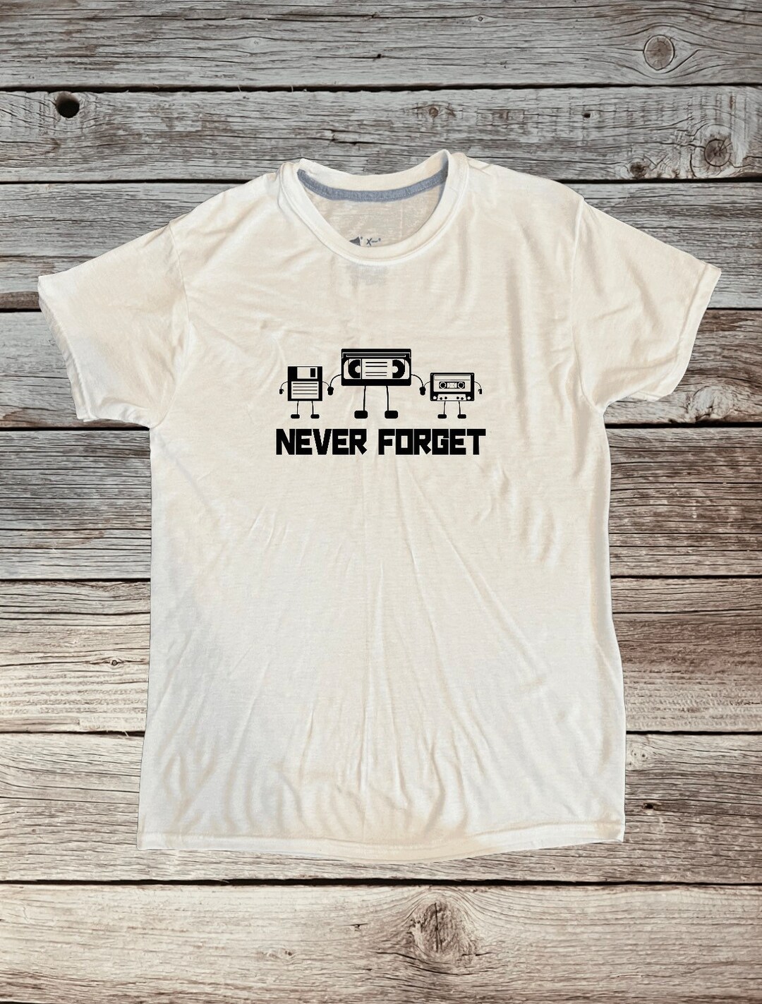 Never Forget Floppy Disk VHS Cassette Tape/retro 80s & 90s - Etsy