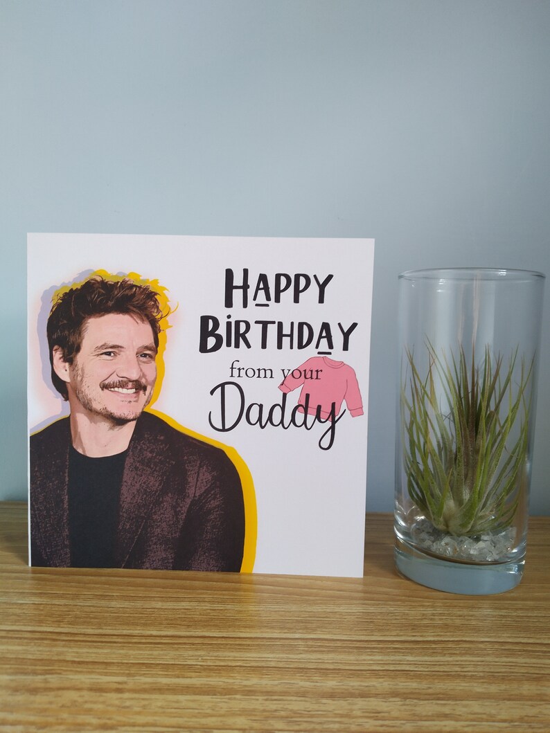 Pedro Pascal Birthday Card Pedro Pascal Daddy Card - Etsy UK Pedro Pascal Birthday Card Pedro Pascal Daddy Card - Etsy UK