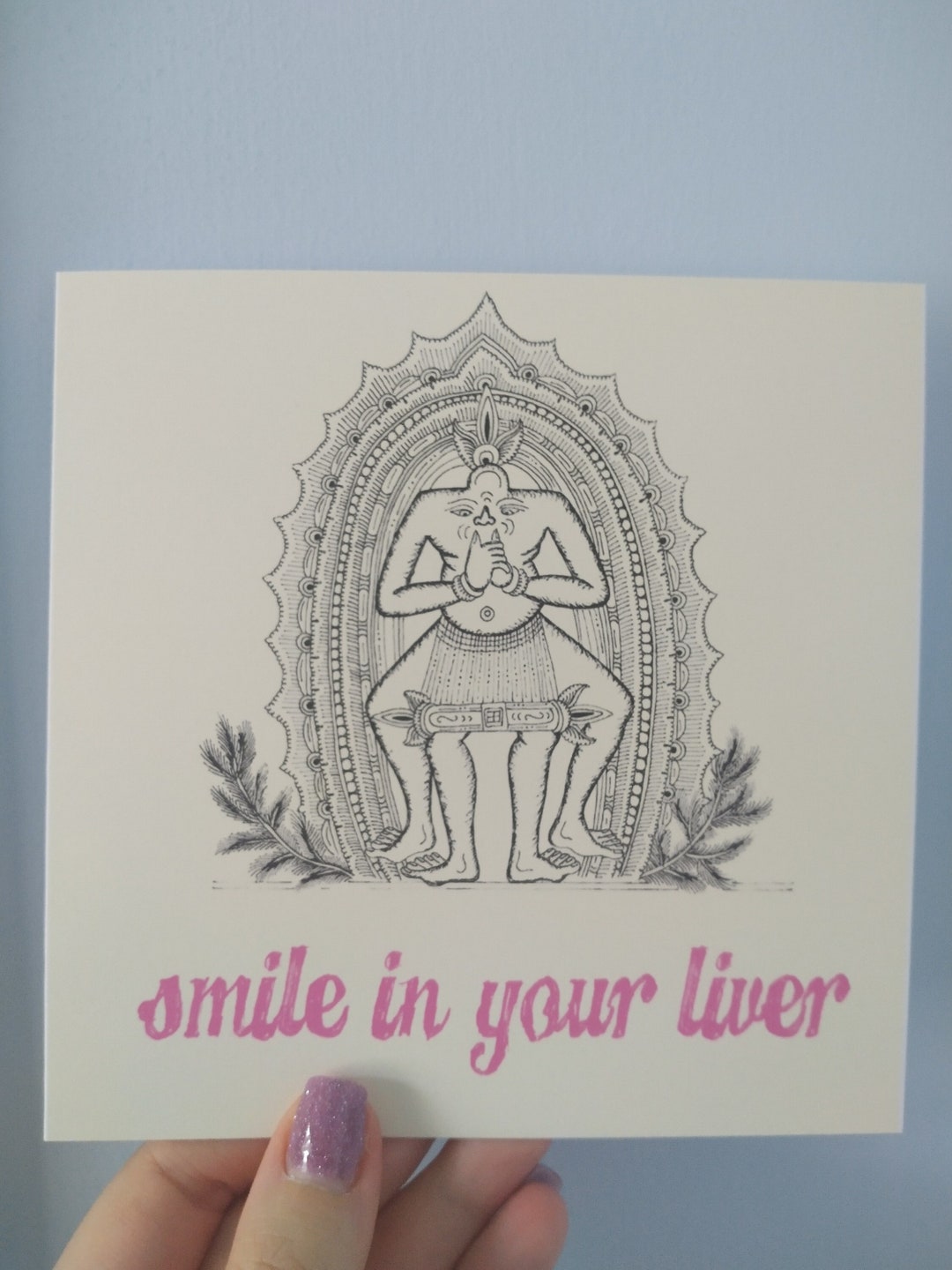 Eat Pray Love Ketut Spiritual Greeting Card - Etsy