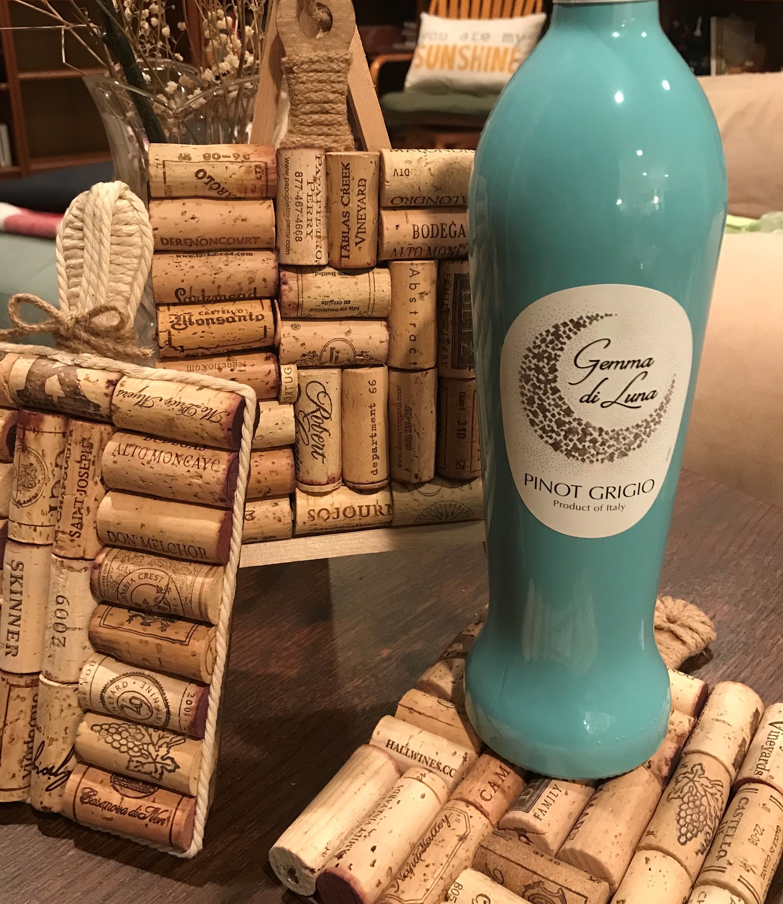 Wine Cork Trivets Framed & Unframed, Wood Trivet, Cork Hot Pad ...