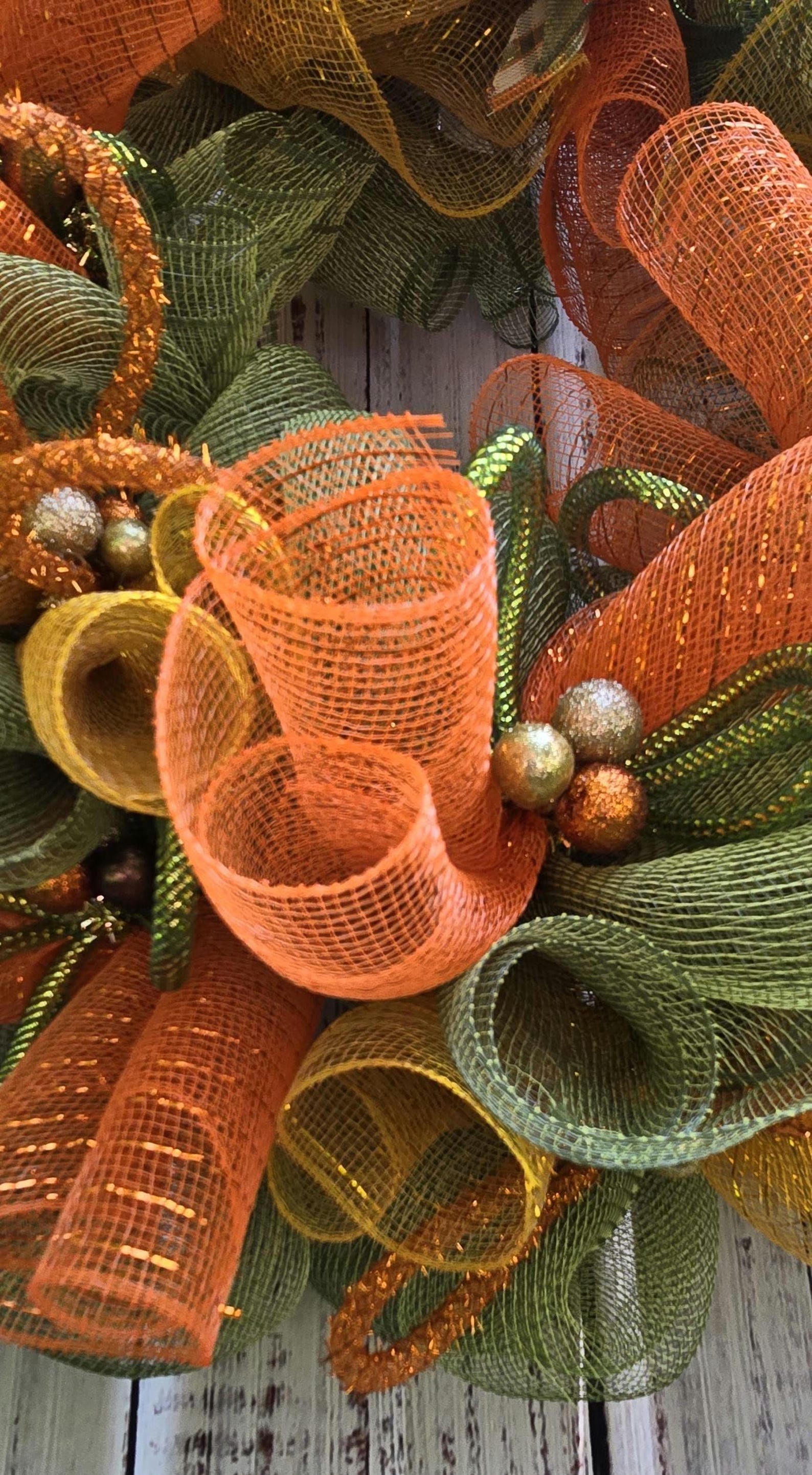 Fall Wreath, Autumn Wreath, Thanksgiving Wreath, Deco Mesh Wreath ...