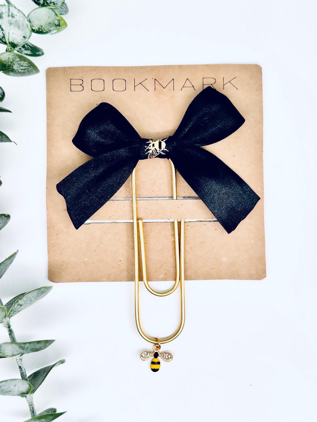 Journal Bookmarks, Bow Paper Clip - Handmade Bow Paper Clip, Planner ...