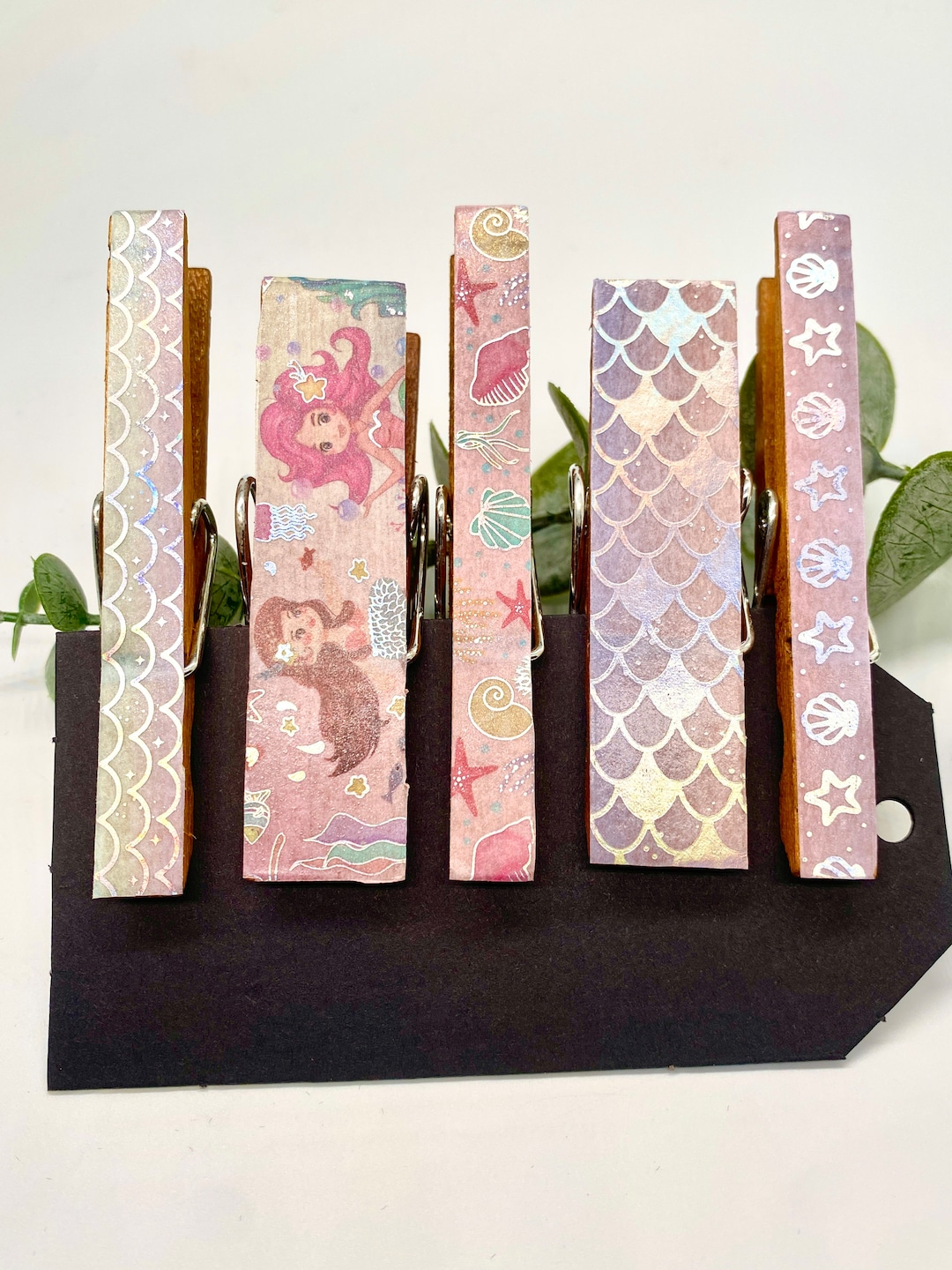 5 Resin Magnetic Clothes Pins - Etsy