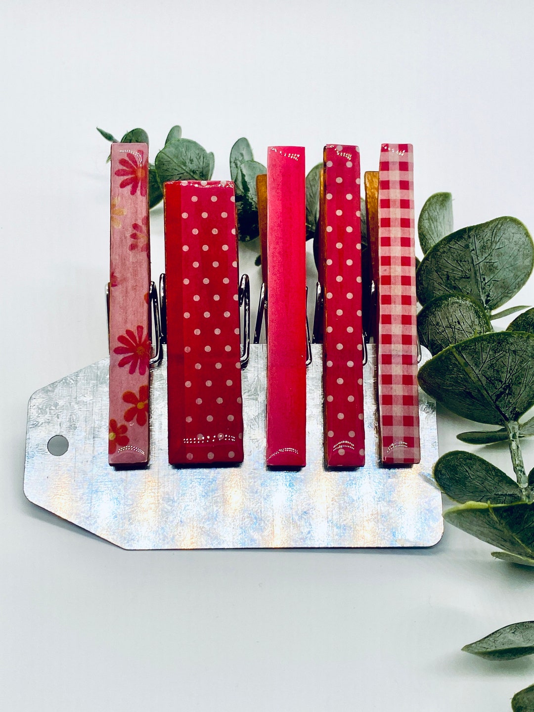 5 Resin Magnetic Clothes Pins - Etsy