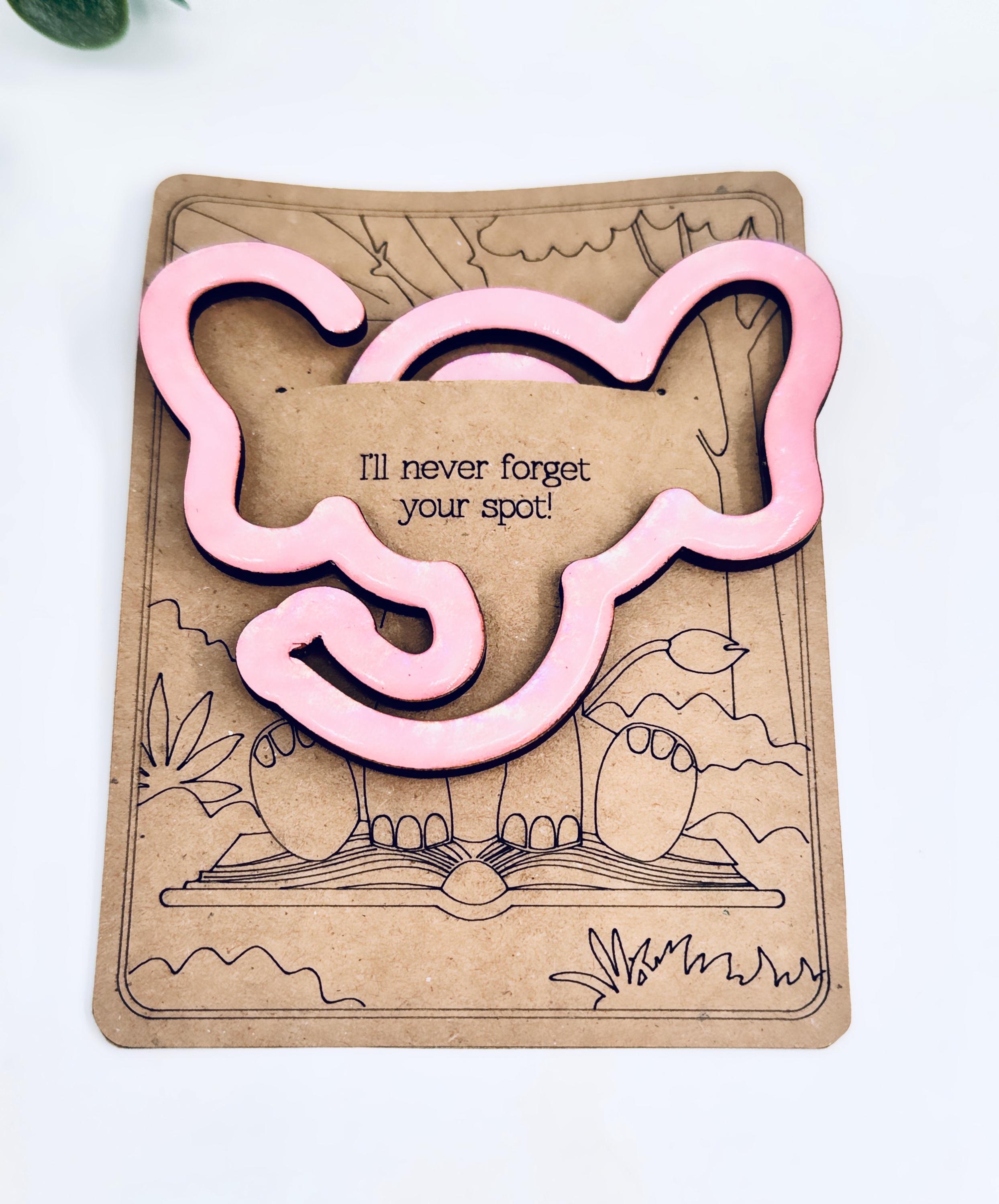 Custom Elephant Bookmark Set, Personalized Page Markers - Etsy
