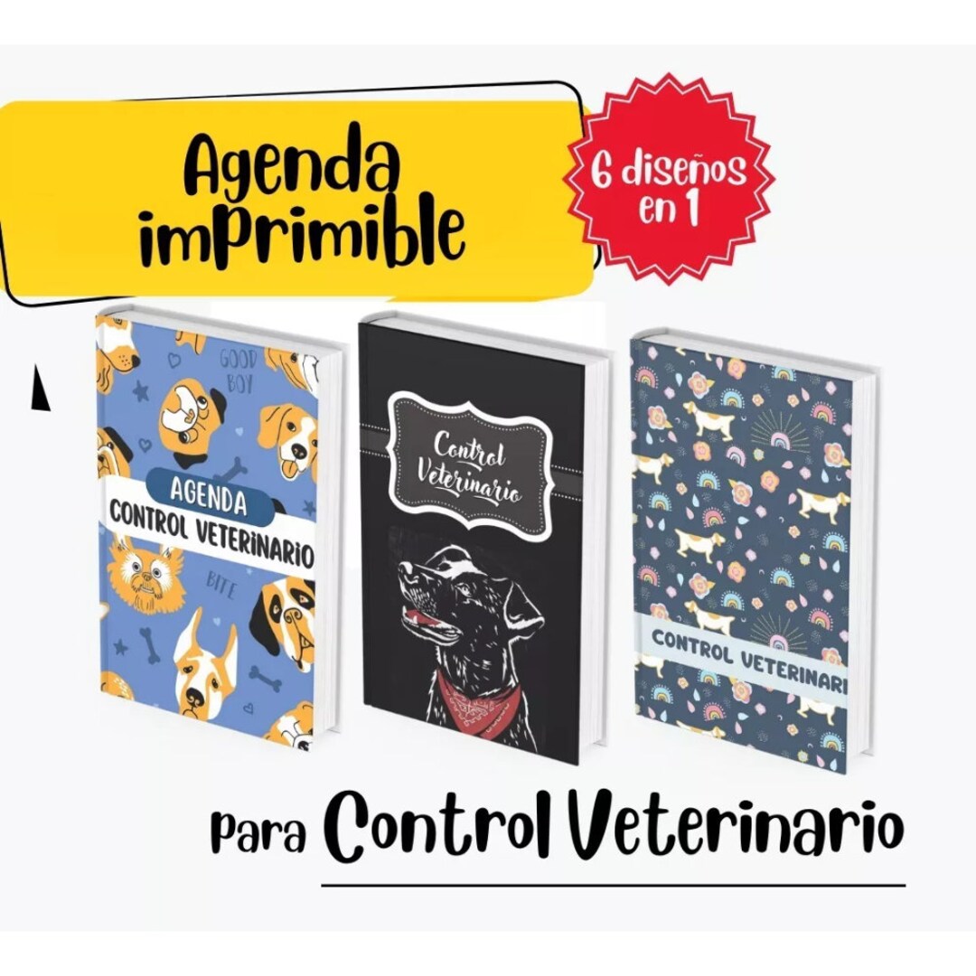 Printable Veterinary Control Agenda for Dogs - Etsy